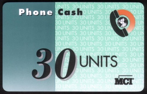 30u Téléphone Espèces (1st Mci au Détail Carte ) Vert - Anglais Marche ...