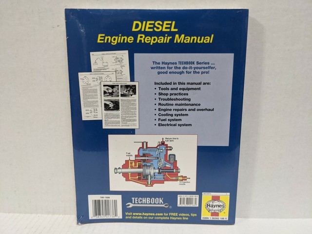 Haynes Diesel Engine Repair Manual Techbook 10330 GM V8 Ford GMC ...