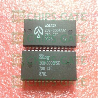 2PCS Zilog Z0843006PSC Z84C3006PEC Z80 CTC Clock/Timer MPU DIP28 | eBay