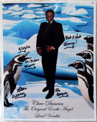 Cleve Duncan Earth Angel Hand Signed Photo 8"X10" | eBay