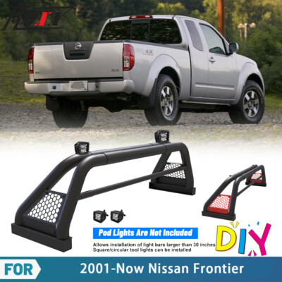 Adjustable Pickup Roll Sport Bar Chase Rack Bed Bar For 2001-25 Nissan ...