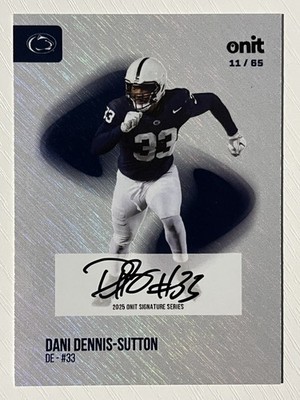 Dani Dennis-Sutton 2025 Onit Athlete Penn State Nittany Lions Silver ...