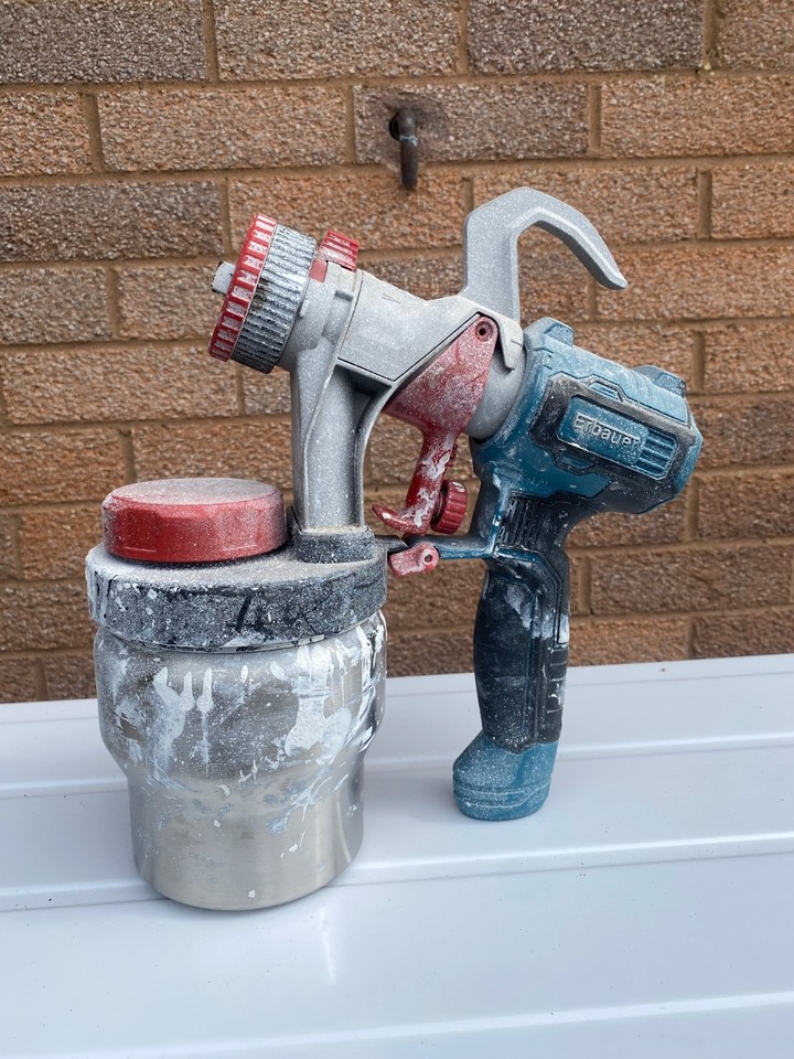 Erbauer 800W Electric Paint gun Sprayer Fence shed furniture painting ...