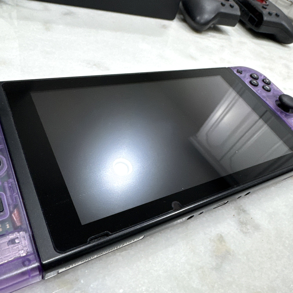 Nintendo Switch 32GB Console – Atomic Purple Shell – Dock, Joy-Cons ...