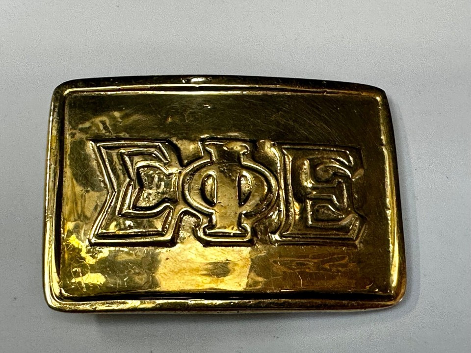 Sigma Phi Epsilon (ΣΦΕ) (Fraternity custom Greek Letters Solid Brass ...