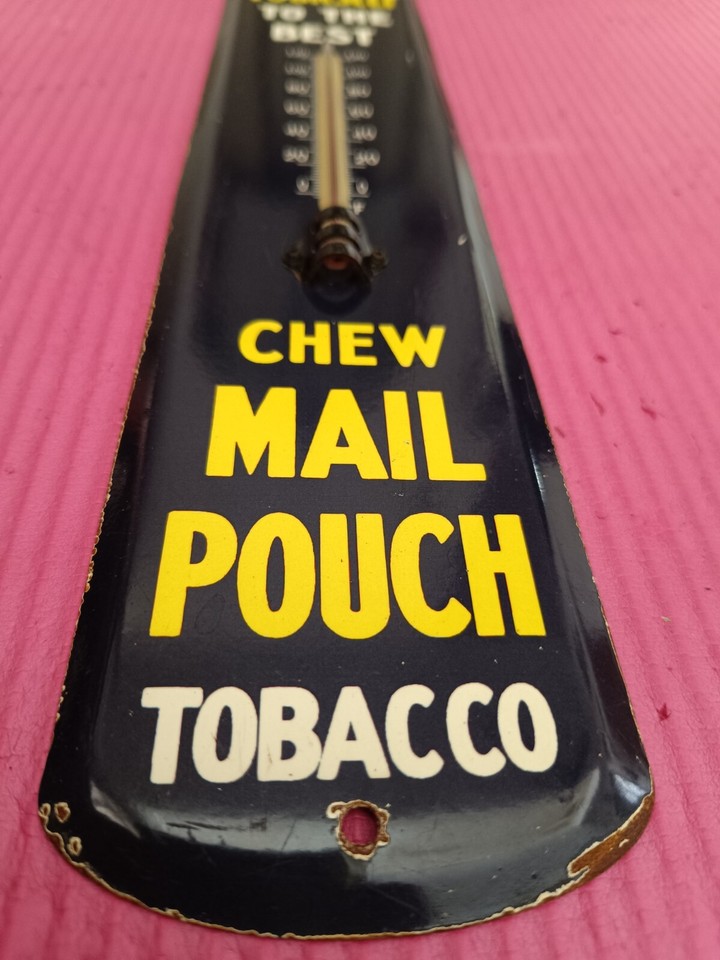 Chew mail pouch tobacco Vintage Style Thermometer merchandise No ...