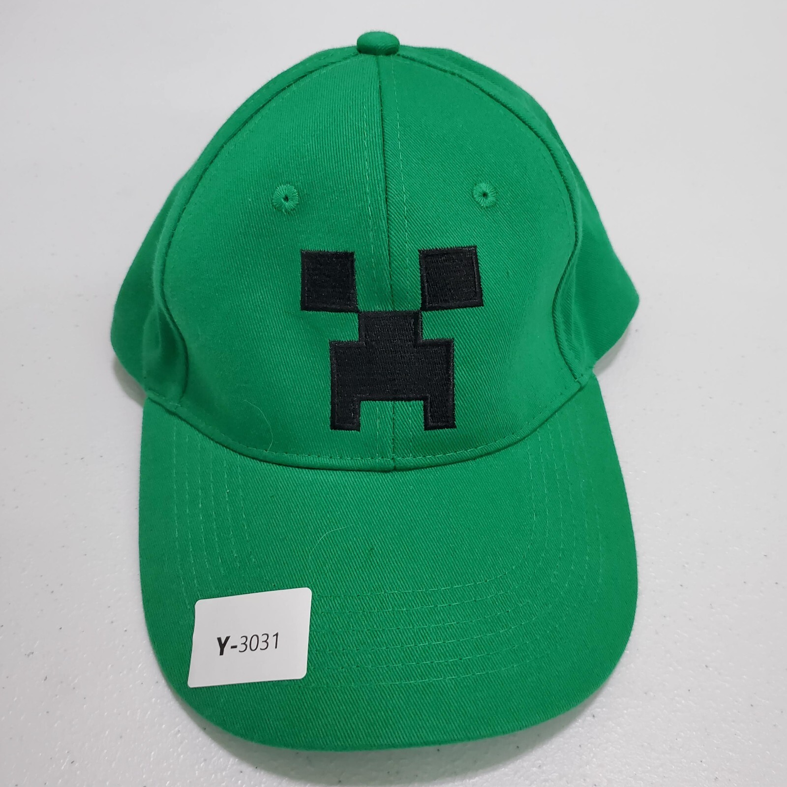 Minecraft Creeper Men Hat OS Green Snap Back Embroide… - Gem