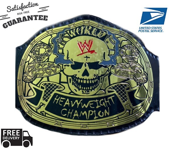 SMOKING SKULL STONE COLD WORLD HEAVYWEIGHT CHAMPIONSHIP TITLE Replica ...