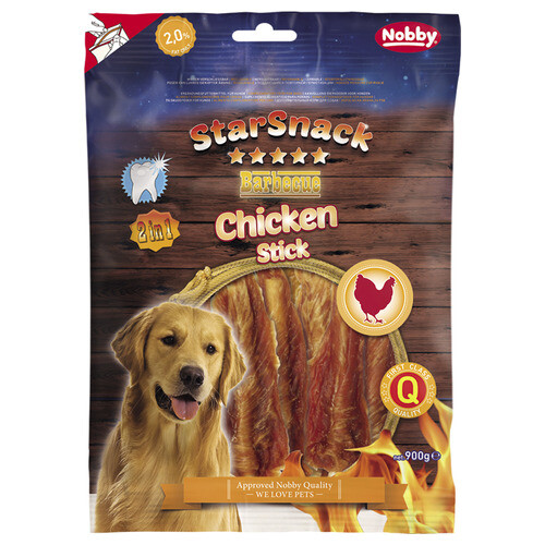 Nobby Starsnack Barbecue Poulet Bâton 900 G, Friandise pour Chien, Neuf ...
