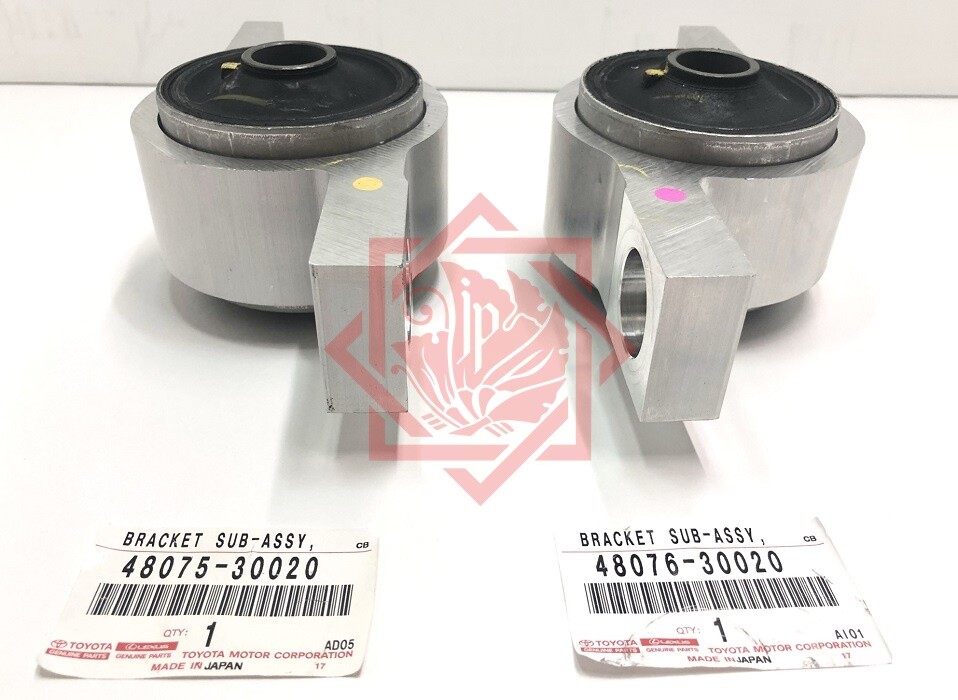 GENUINE LEXUS LOWER CONTROL ARM BUSH NO 1 & 2 48075-30020 48076-30020 ...