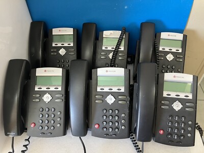 6x POLYCOM (SoundPoint IP330 ) IP 330 Business Phone (With Stand ) | eBay