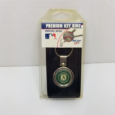 Wincraft Domed keychain key ring MLB Oakland A's Atheletics | eBay