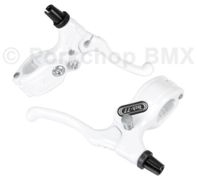 Dia-Compe Tech 77 LOCKING BMX freestyle brake levers lever set - WHITE ...