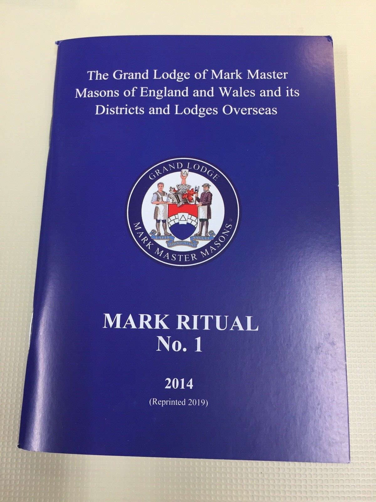Masonic Mark Master Mason Ritual Books No 1, No 2 paperback or Hardback ...