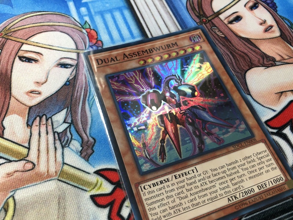 yugioh Dual Assembwurm super rare 1st edition SDCL-EN008 | eBay