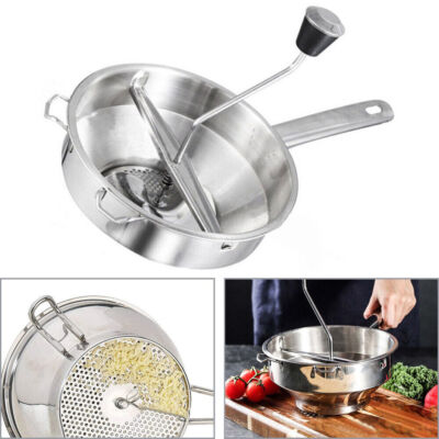 Potato Masher Food Mill Stainless Blender Potato Ricer Manual Potato ...