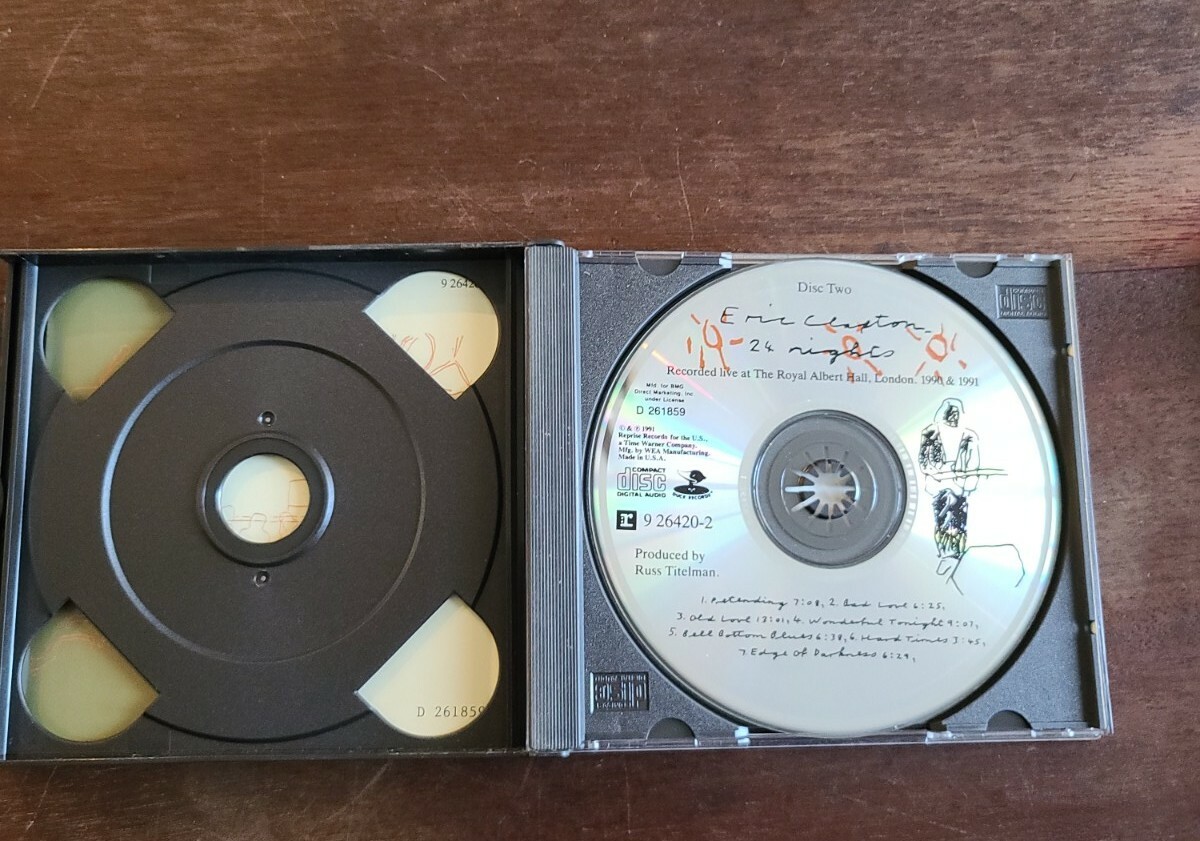 ERIC CLAPTON 24 NIGHTS DOUBLE LIVE CD OLD BAD LOVE PRETENDING LOVED A ...