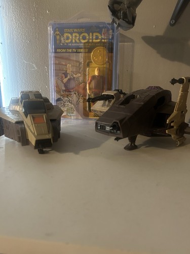 Vintage Star Wars Droids Lot 1985 ATL Interceptor, Side Gunner, Jord ...
