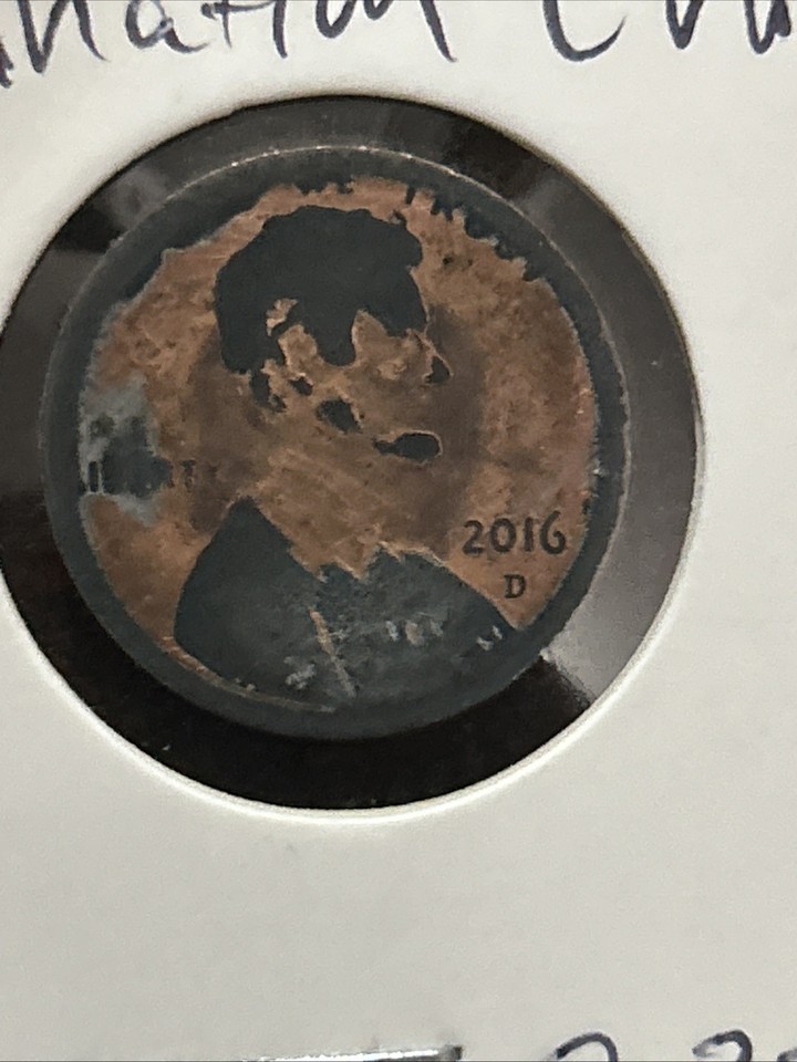 2016 D Shield Penny Huge Lamination Error | eBay