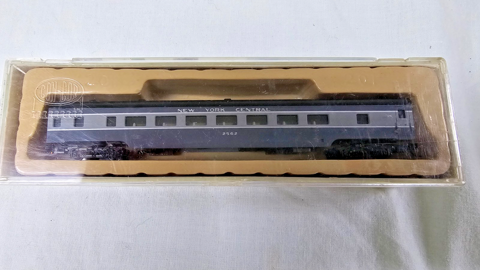 N Scale Con-Cor New York Central NYC Smoothside 9 Car Passenger Set w ...