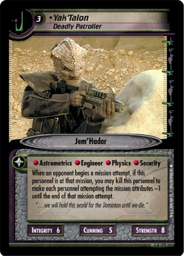 Star Trek 2E: Yak'Talon, Deadly Patroller [Ungraded] Call to Arms 2E ...