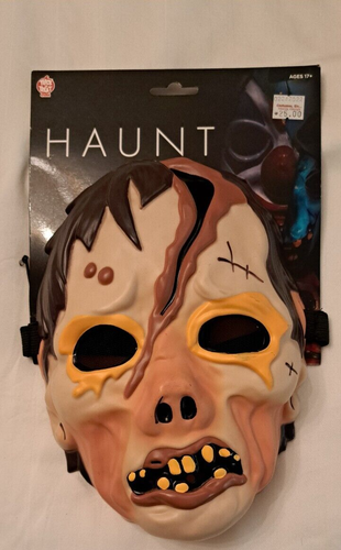 NEW The Haunt Zombie Halloween Mask Horror Scary Creepy Haunter Eli ...