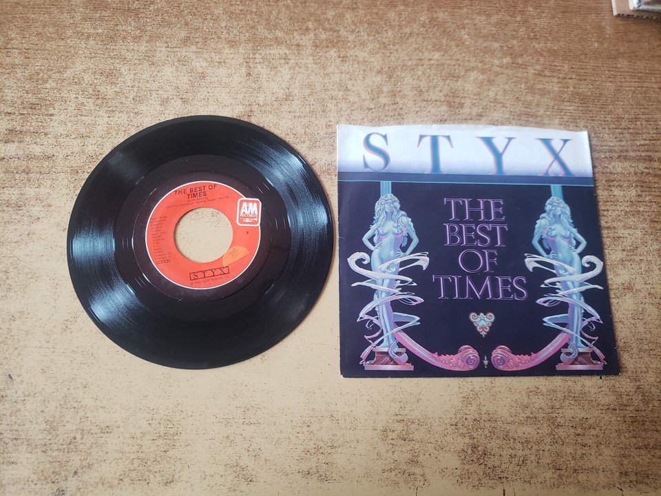 1980s EXCELLENT STYX THE BEST OF TIMES/ LIGHTS 2300 45 | eBay