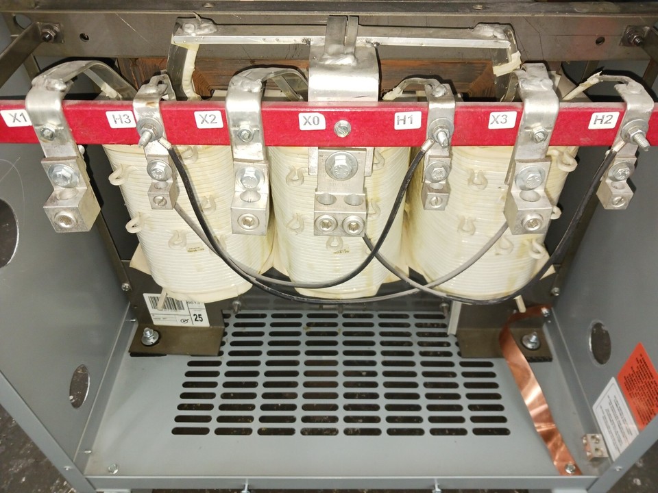 Fpe 45 KVA 3 Phase Transformer 480 Delta Hv 208Y/120 Lv T48LH2Y-45 | eBay