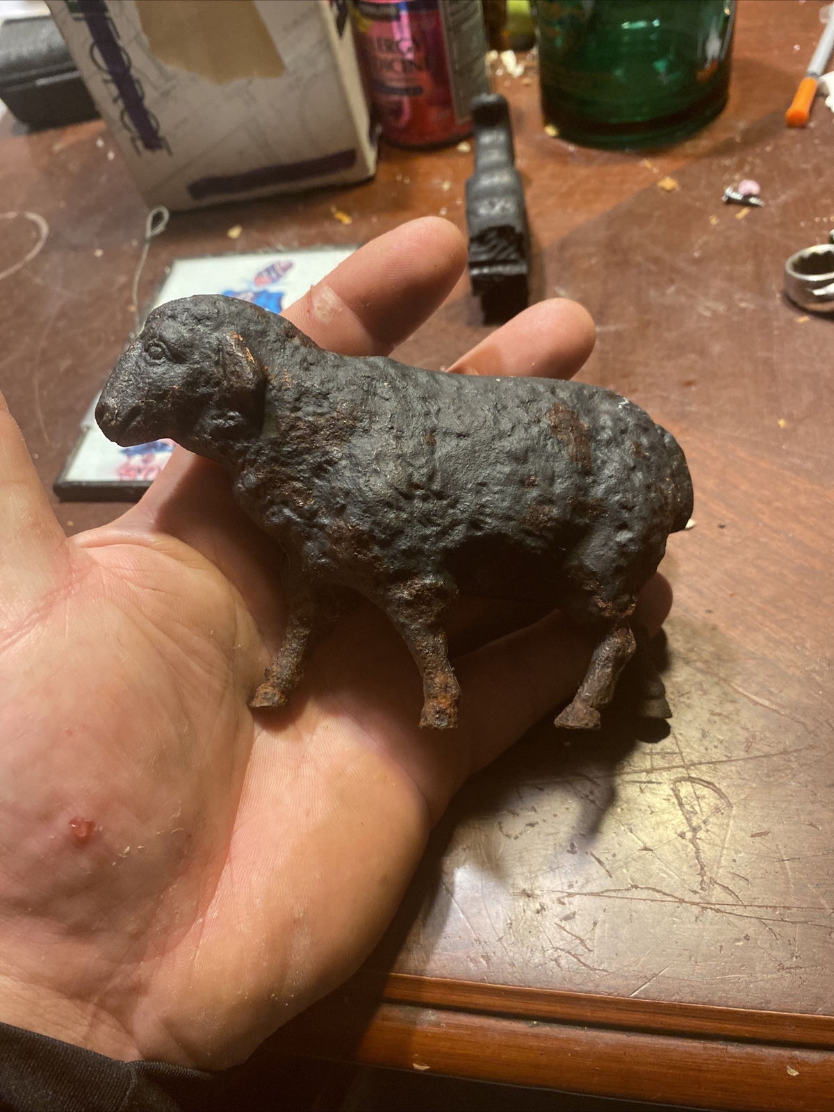 vintage cast iron sheep bank made by Gray Iron Casting Co. | eBay