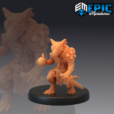 Rat Bomber Epic Miniatures Monster RPG D&D Pathfinder 3D Print Skaven ...