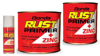Zinc Anti-Rust Primer Treatment Bonda Stops Rusting Leave Surface Ready ...