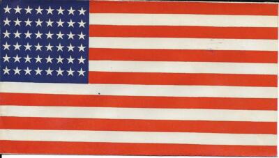 Overall US Flag Stendel Patriotic Cachet PM Lyndhurst NJ August 9 1943 ...