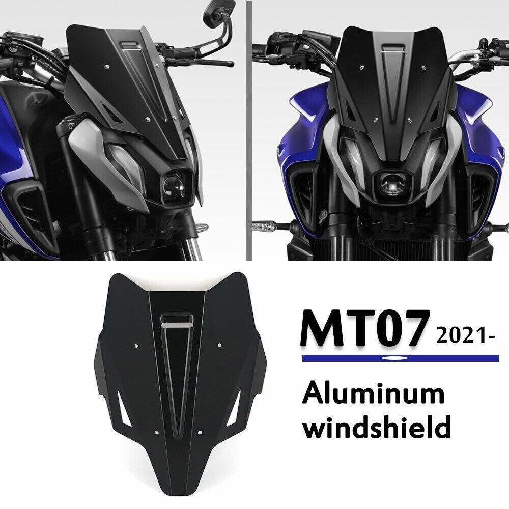 For YAMAHA MT07 FZ07 MT-07 2021-2022 Windshield Windscreen Wind Shield ...