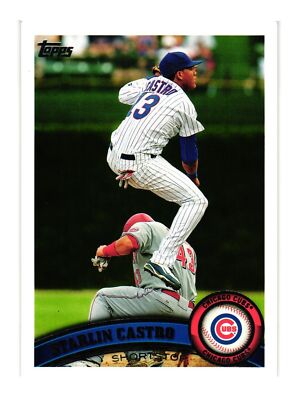 2011 Topps Baseball Card 247 Starlin Castro Chicago Cubs Shortstop | eBay
