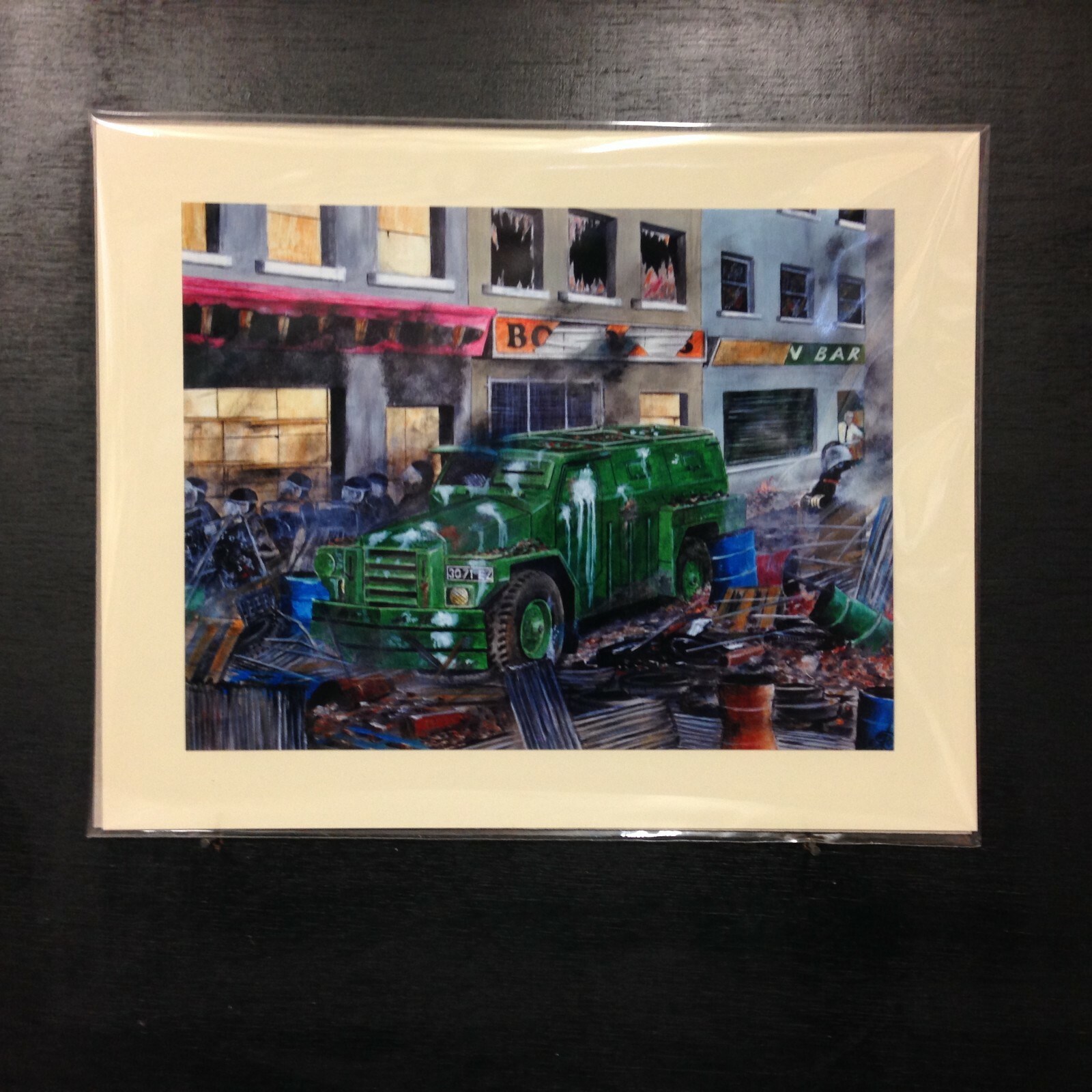 RUC, Police, Northern Ireland, armoured Humber FV 1611 Pig, print | eBay