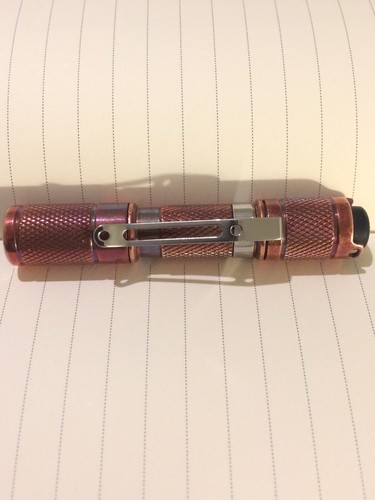 Lumintop Raw Copper Cu Aaa Flashlight Rare With Nichia High CRI INDEX ...
