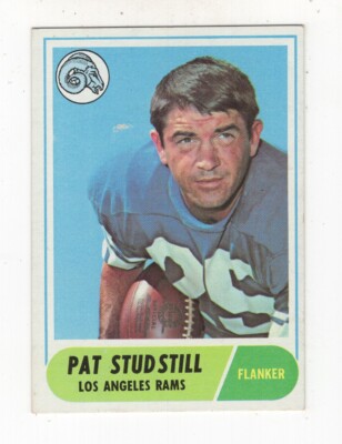 1968 TOPPS FOOTBALL PAT STUDSTILL LOS ANGELES RAMS #156 | eBay