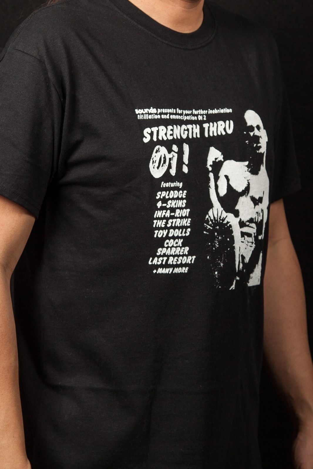 Strength thru OI! Black t-shirt shirt | eBay