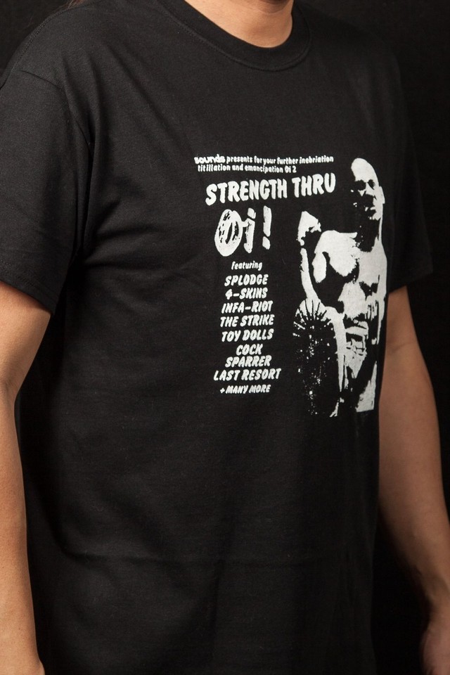 Strength thru OI! Black t-shirt shirt | eBay