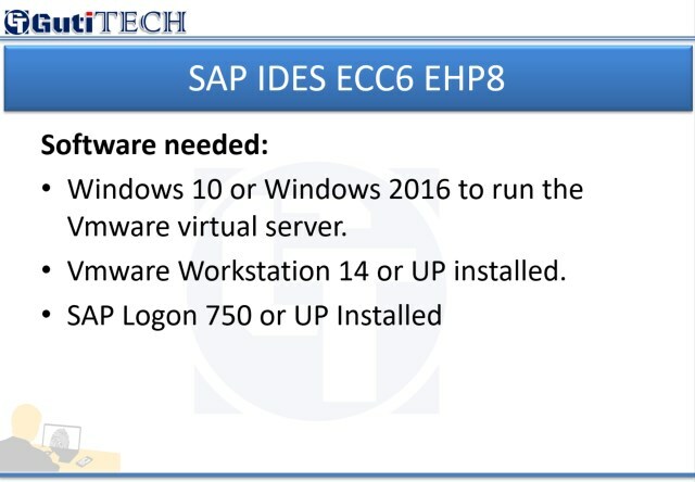 SAP IDES ERP EHP8 with FIORI in your PC or Laptop - virtual vmware ...