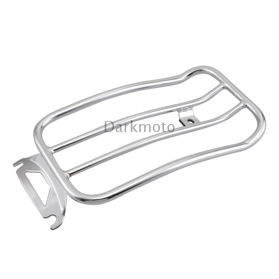 Motorcycle Rear Fender Luggage Rack Solo Seat Fit For Harley FLHT FLHR ...