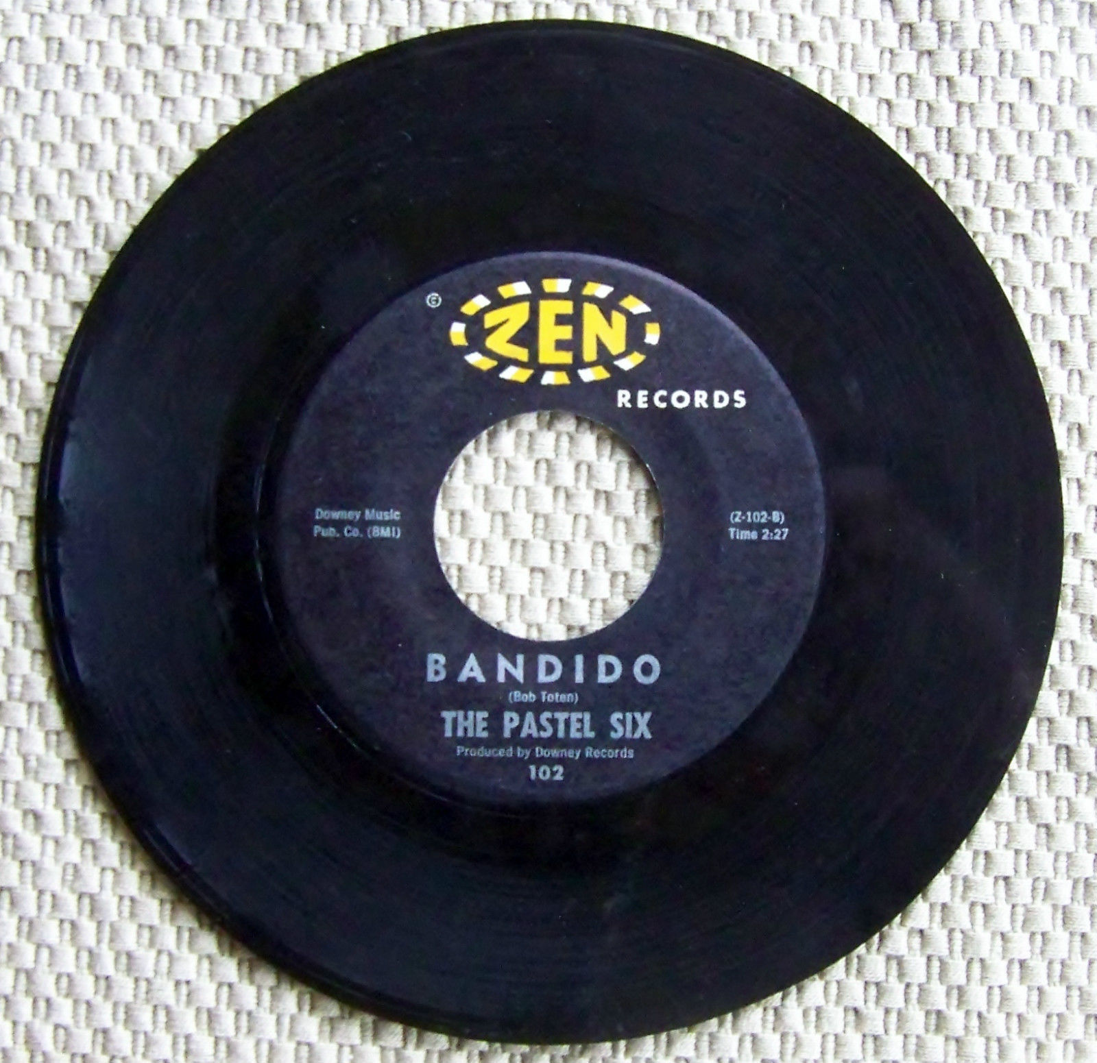 THE PASTEL SIX "CINNAMON CINDER". 45 RPM RECORD, 1962. | eBay