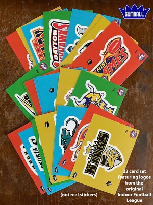 Indoor Football League IFL logo 22 Card Set Not Stickers NFL Arena AF2 ...