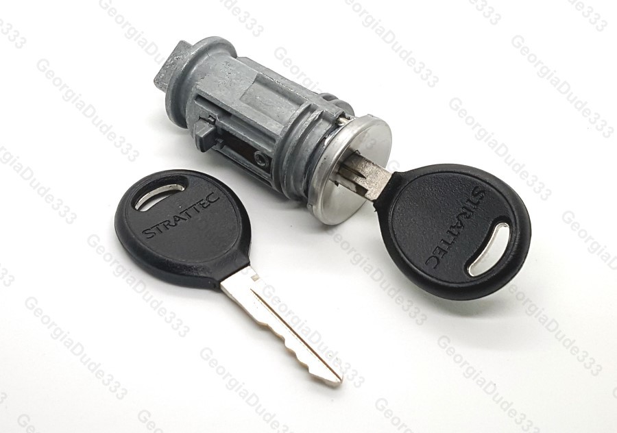 New! Chrysler Dodge Plymouth Ignition Lock Cylinder w/2 Cut keys & 1 ...