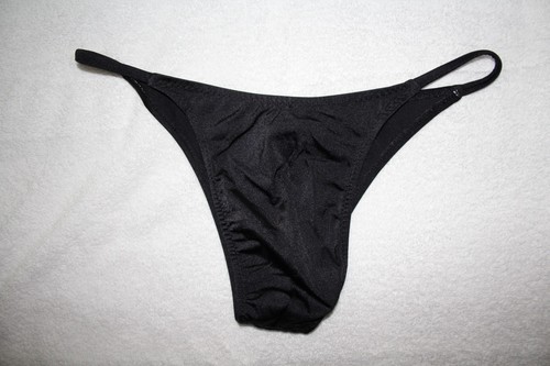 SKINZ*29*SKINZWEAR* SUPER LOW BRAZILIAN STRING BIKINI*BLACK/LARGE 522 ...