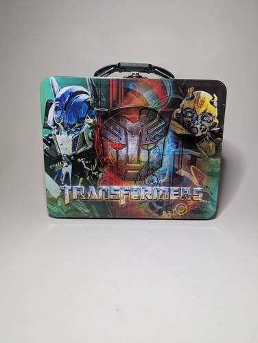 Transformers Collectable Metal Lunch Box – Optimus Prime & Bumblebee 3D ...
