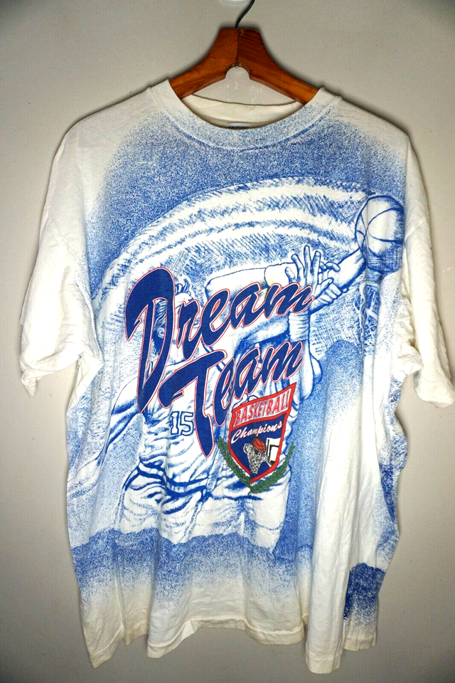 Vintage Michael Jordan NBA Dream Team T Shirt Mens XXL USA Olympics 90s ...