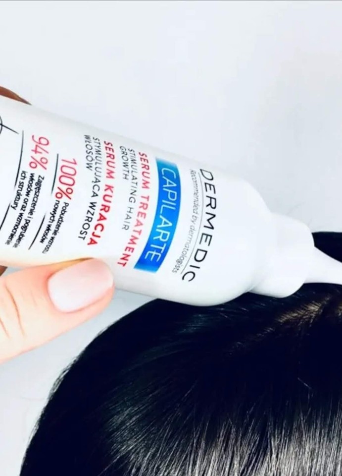 Dermedic Capilarte Serum 150ml + Shampoo 300ml hair growth stimulating ...