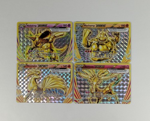 Nidoking BREAK 46/108 Ultra Rare Holo Pokemon XY Evolutions Machamp ...