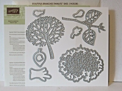 Stampin Up BEAUTIFUL BRANCHES thinlits Dies NEW trees tree builder | eBay UK
